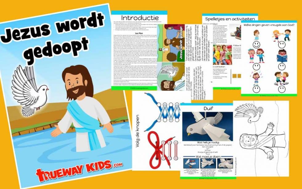Jezus wordt gedoopt - Trueway Kids