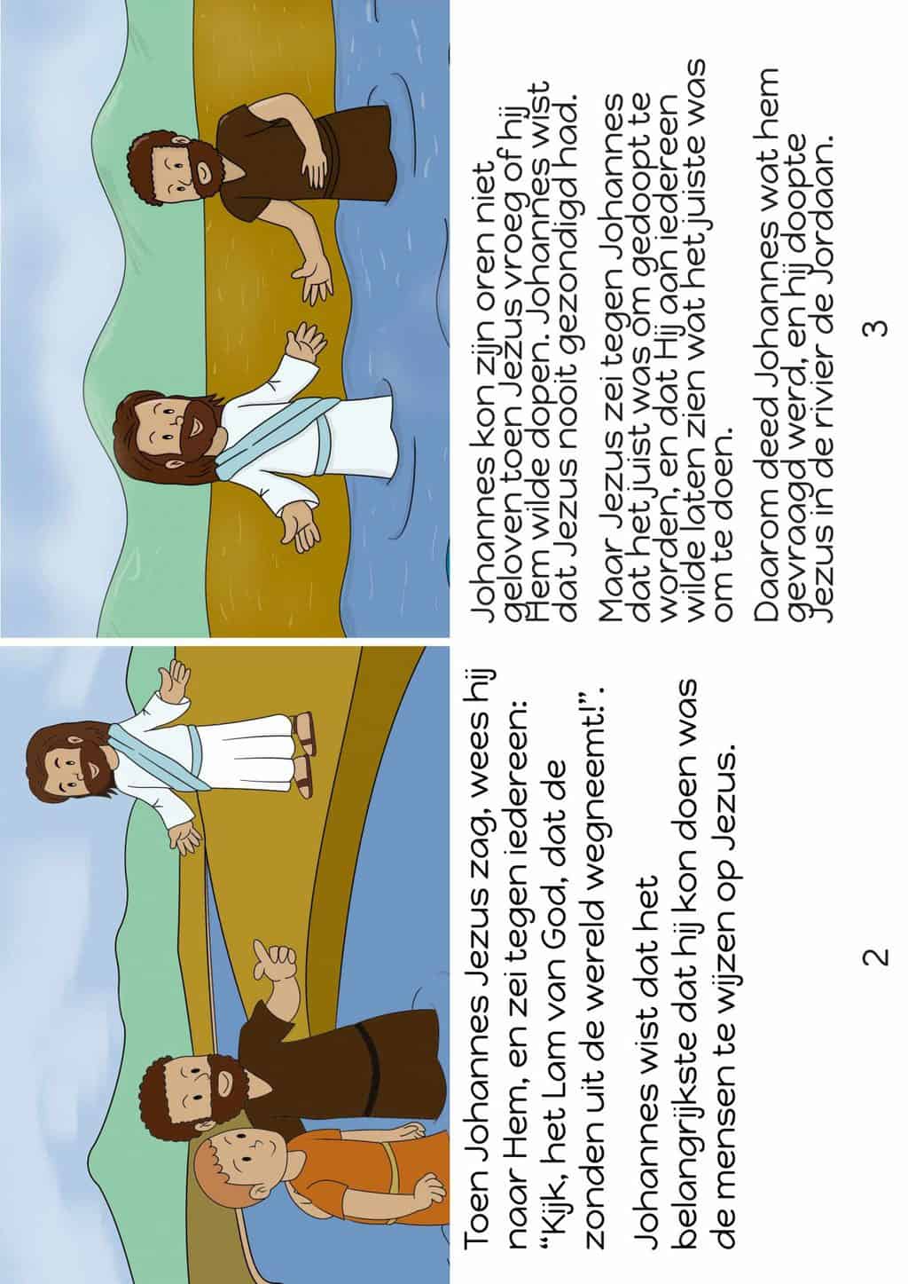 Jezus wordt gedoopt - Trueway Kids