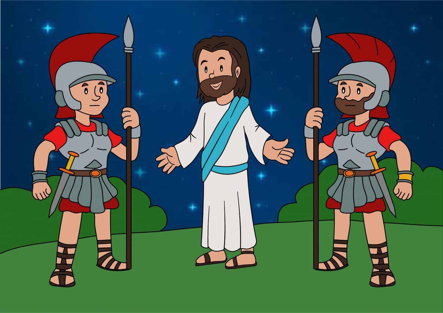 Easter Story Trail 05 - The arrest of Jesus. - Trueway Kids