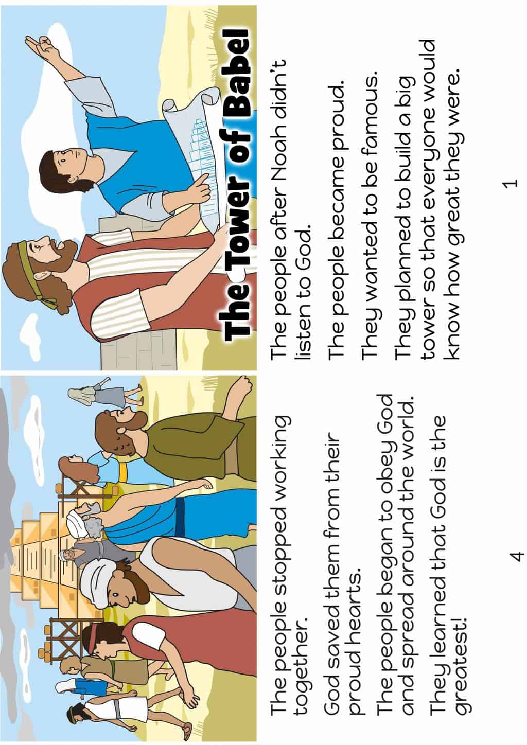 The Tower of Babel - Free printable Bible lesson for kids - Trueway Kids
