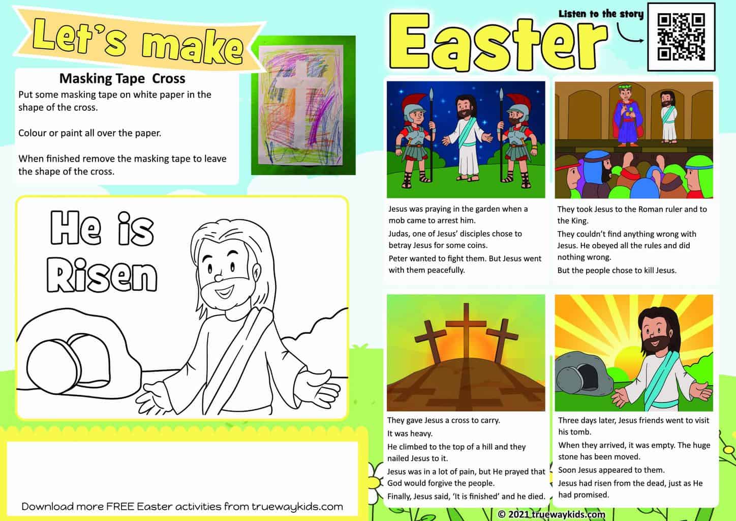 FREE printable Easter Leaflet - Trueway Kids