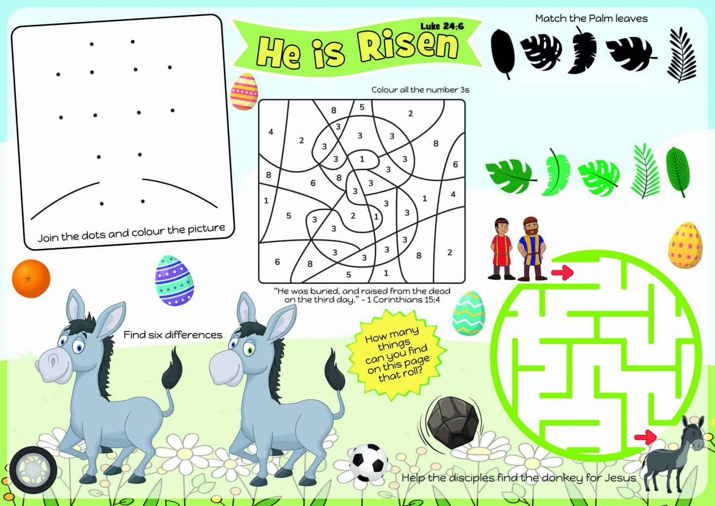 FREE printable Easter Leaflet - Trueway Kids