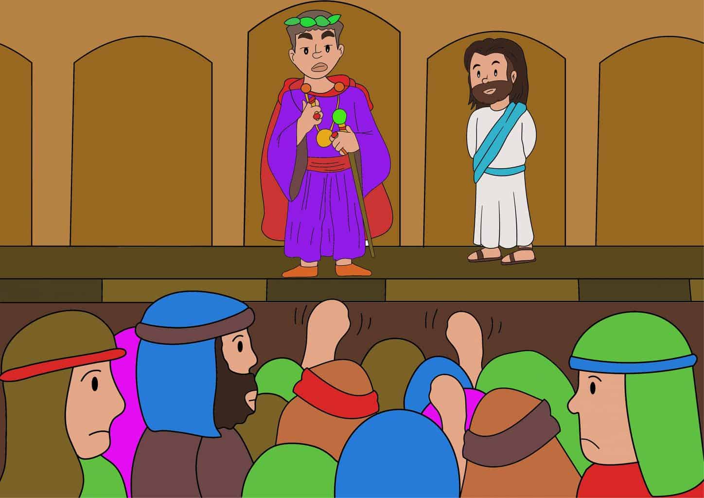 Easter Story Trail 06 - Jesus on trial. - Trueway Kids