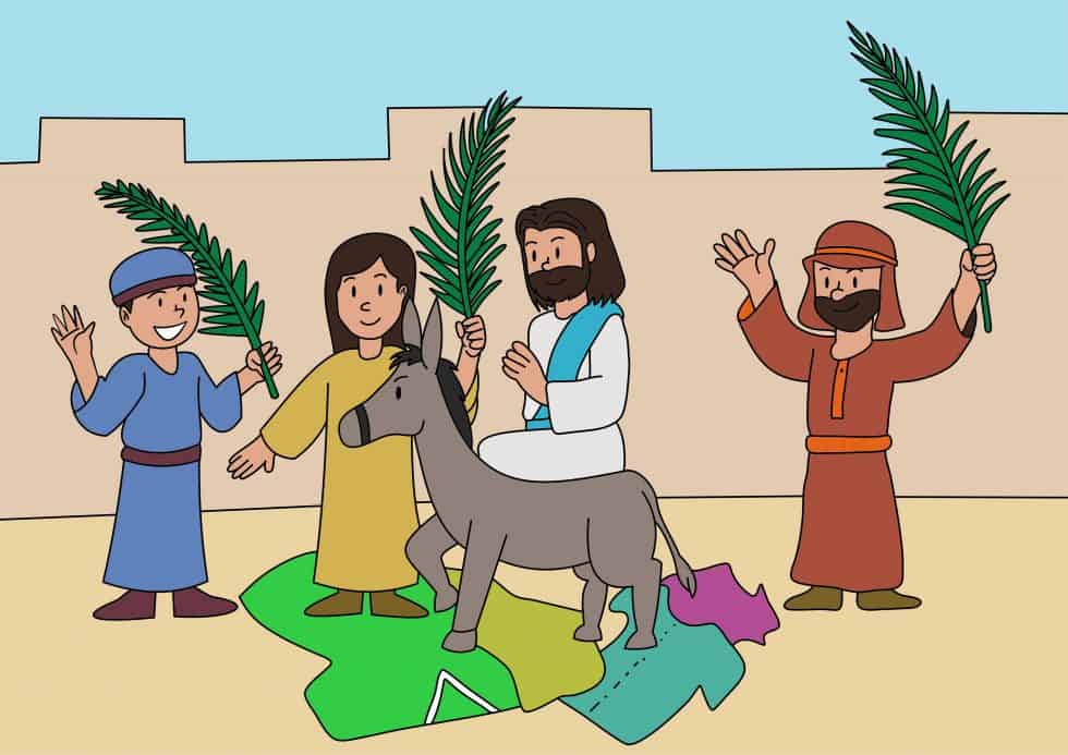 Easter Story Trail 01 - Jesus enters Jerusalem - Trueway Kids