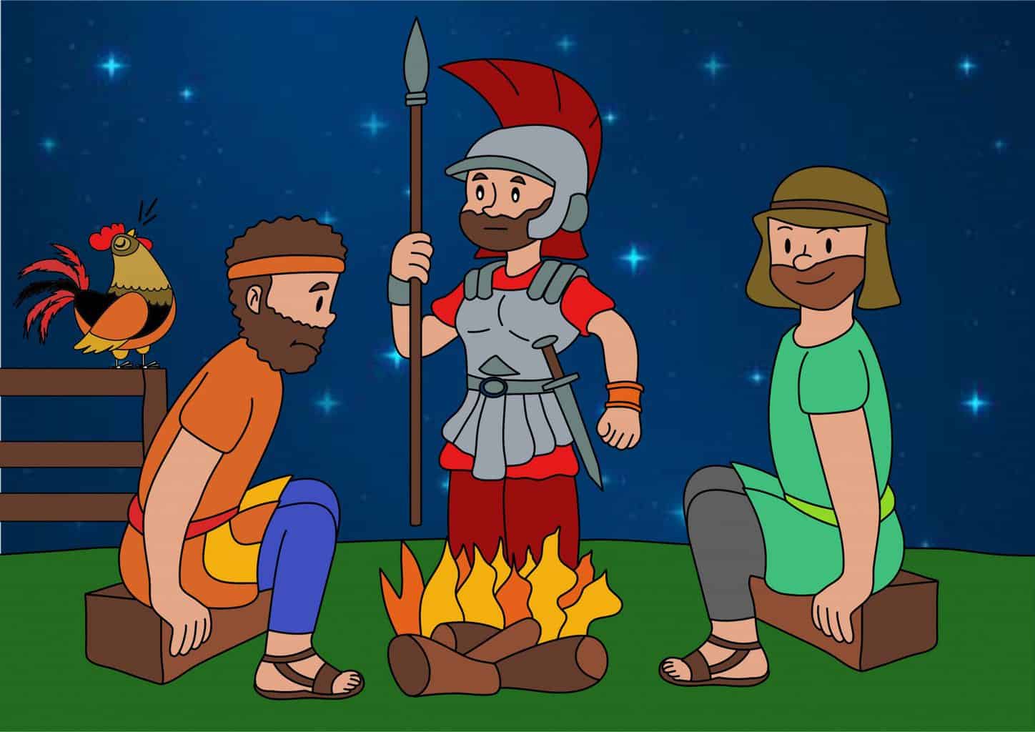 Easter Story Trail 07 - Peter denies Jesus - Trueway Kids