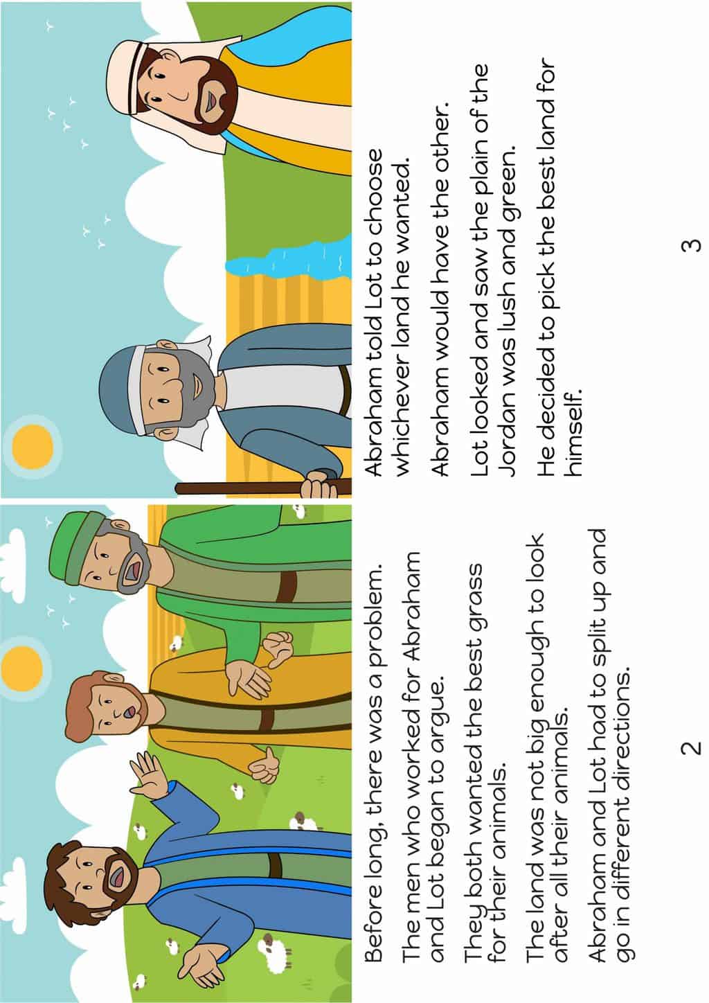 Abraham and Lot – Free Bible lesson for kids - Trueway Kids