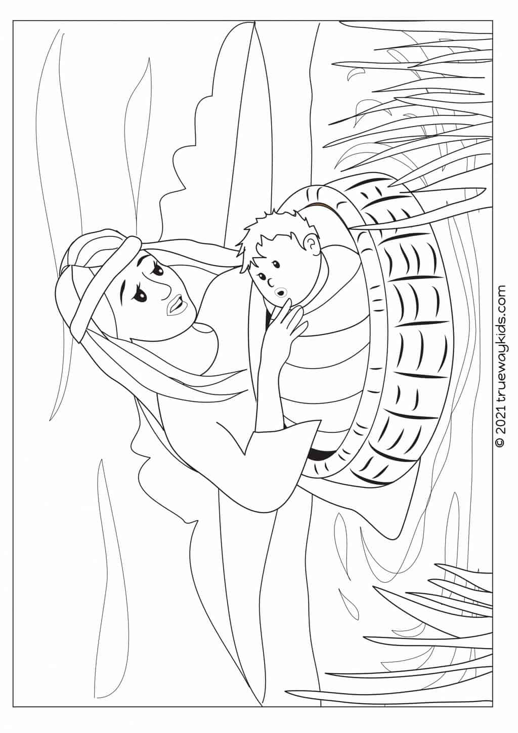 Baby Moses Bible lesson for kids - Trueway Kids