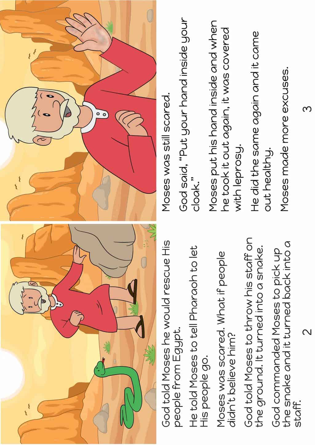 Moses and the Burning Bush - Free Bible lesson for kids - Trueway Kids