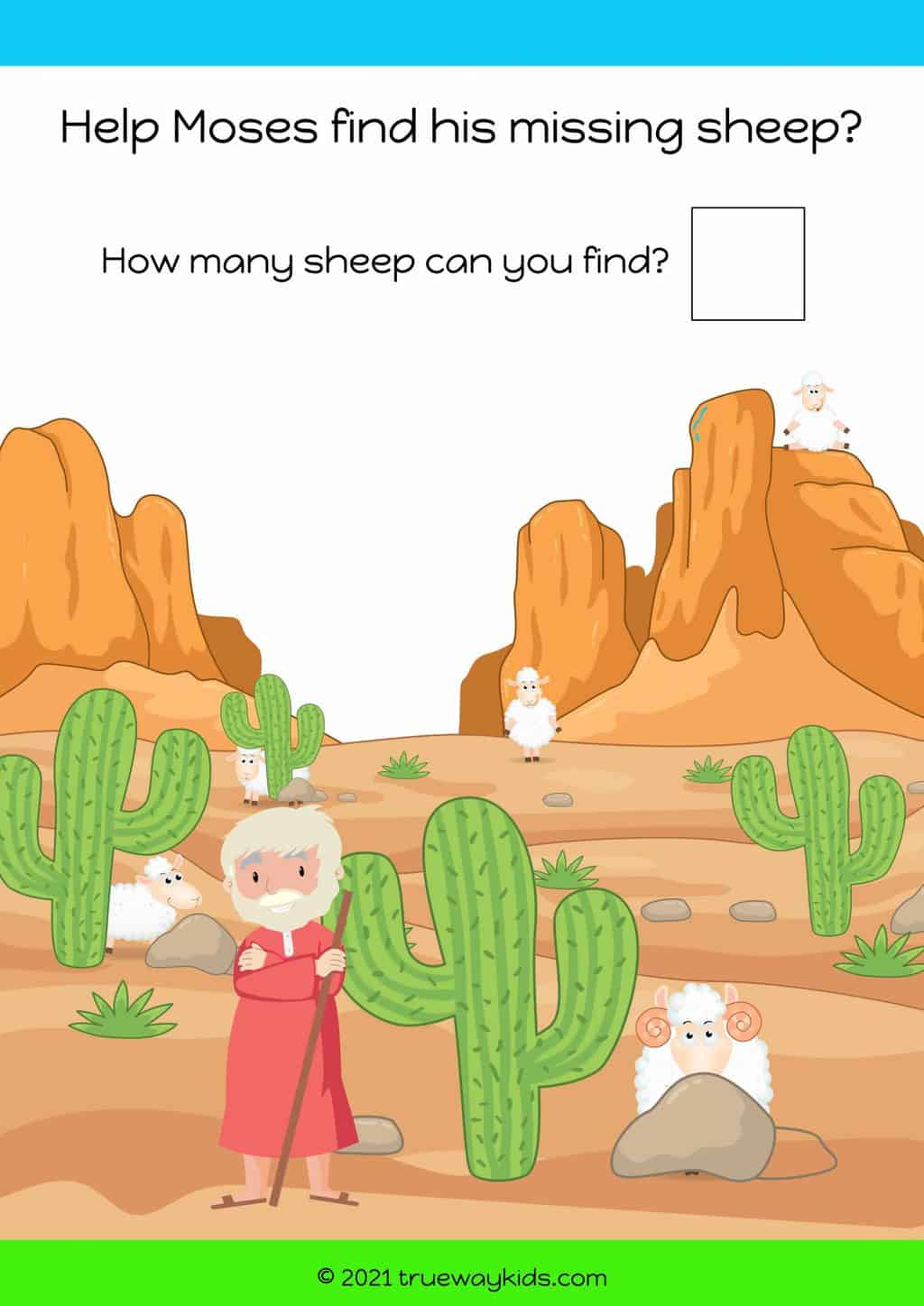 Moses and the Burning Bush - Free Bible lesson for kids - Trueway Kids