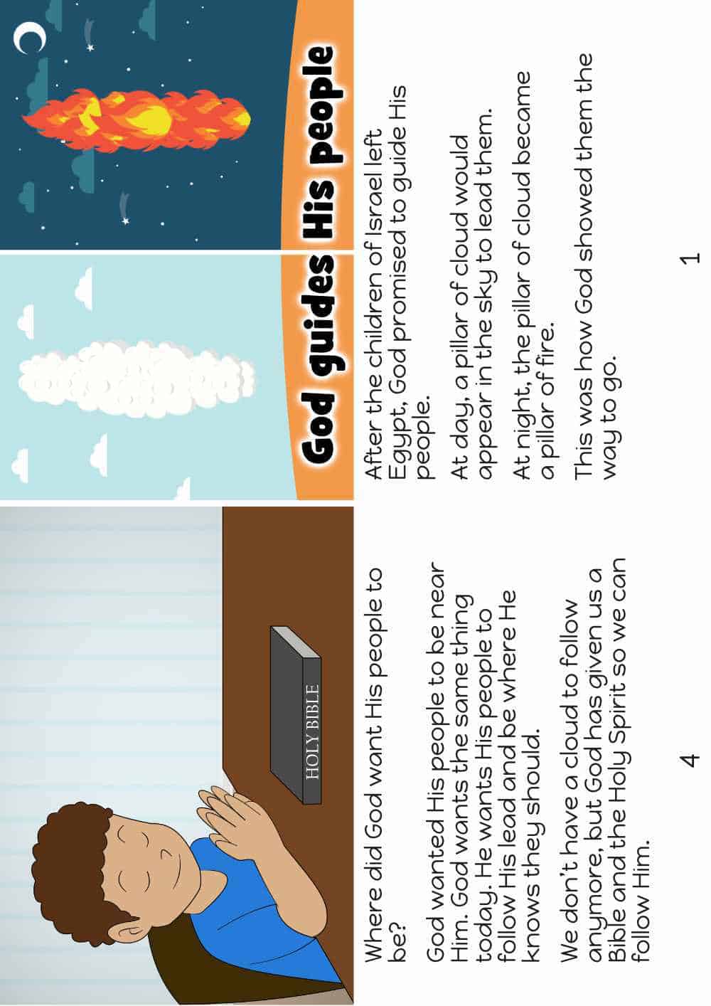 God guides His people - Free Bible lesson for children - Trueway Kids