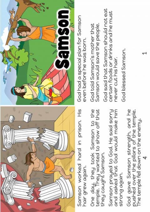 Samson - Free Bible lesson for kids - Trueway Kids