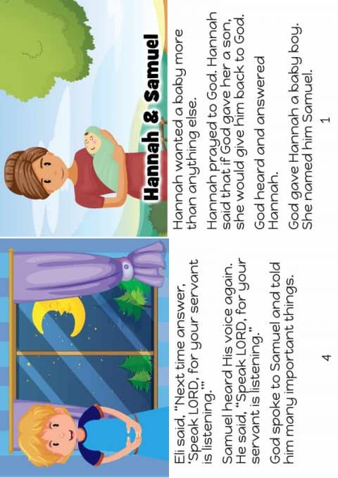 Hannah and Samuel - Free Children's Bible lesson - Trueway Kids