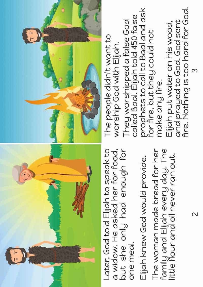 Elijah Bible Lessons for kids - Trueway Kids