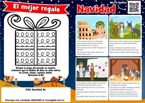 Folleto Actividades Navideñas para niños - Trueway Kids