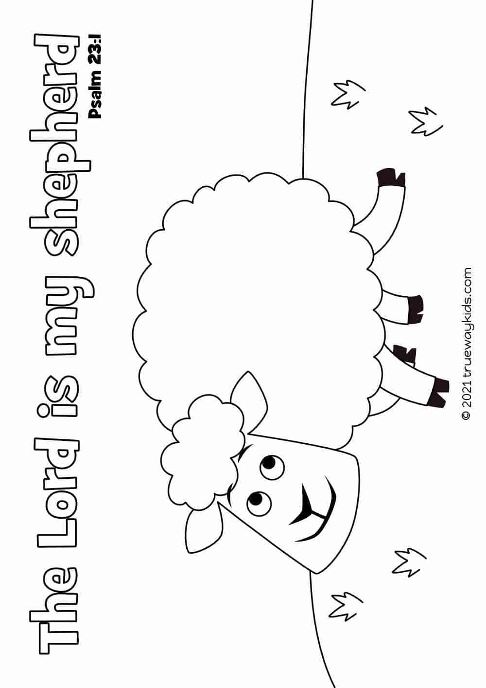 The Lord is My Shepherd (Psalm 23) - Bible lesson - Trueway Kids