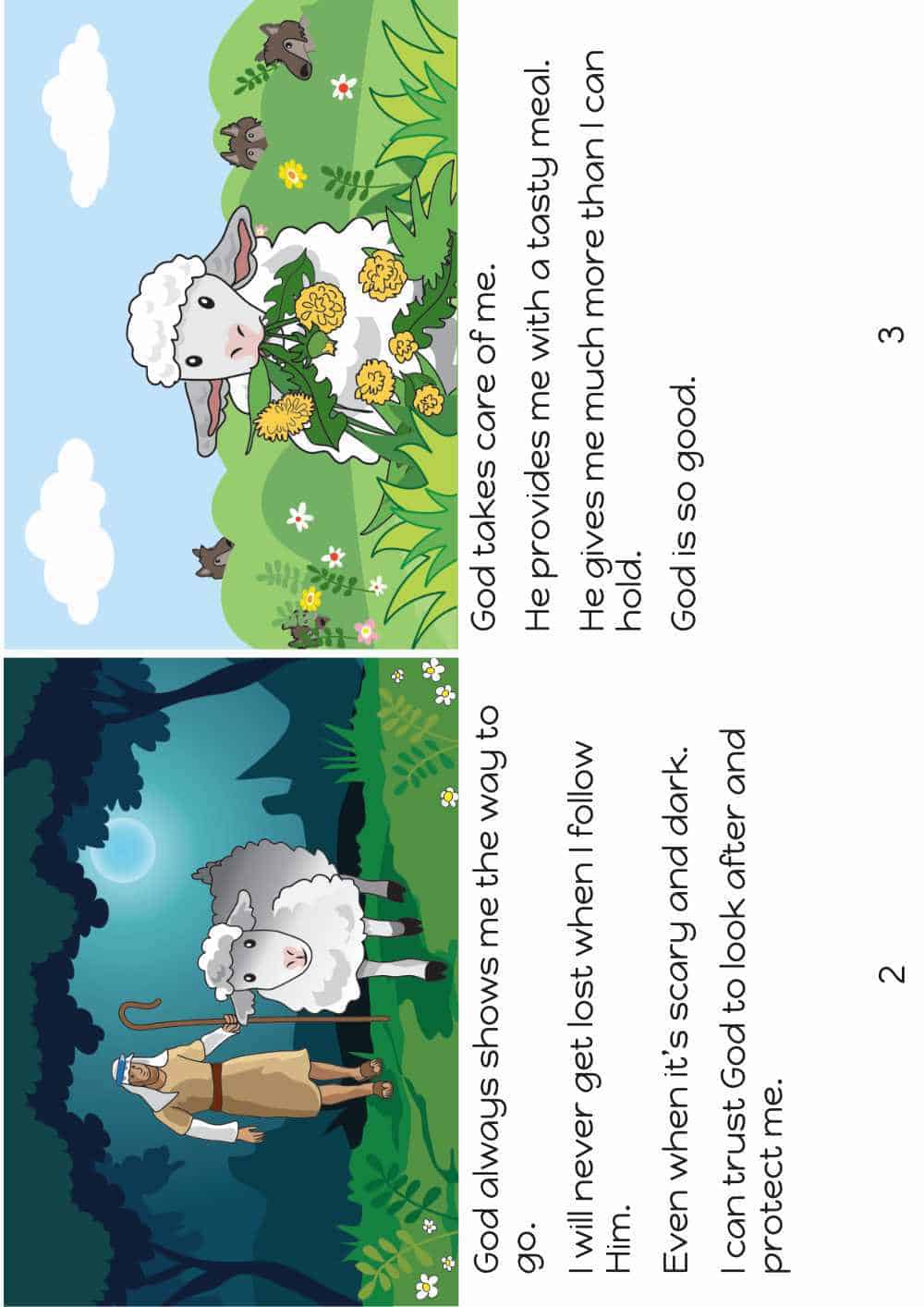 The Lord is My Shepherd (Psalm 23) - Bible lesson - Trueway Kids