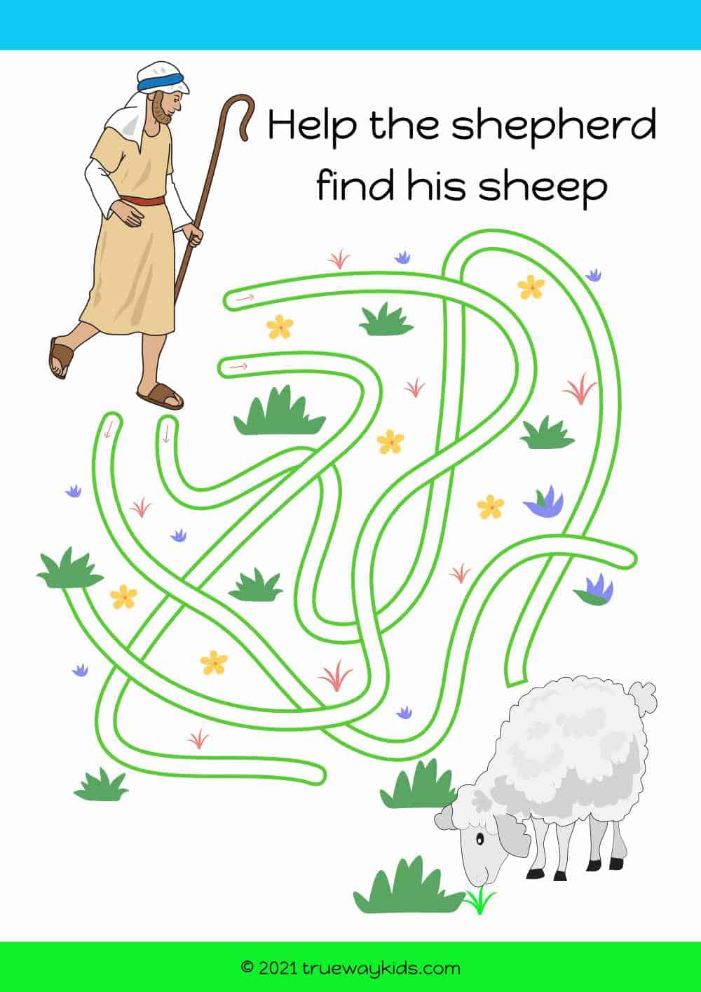 The Lord is My Shepherd (Psalm 23) - Bible lesson - Trueway Kids