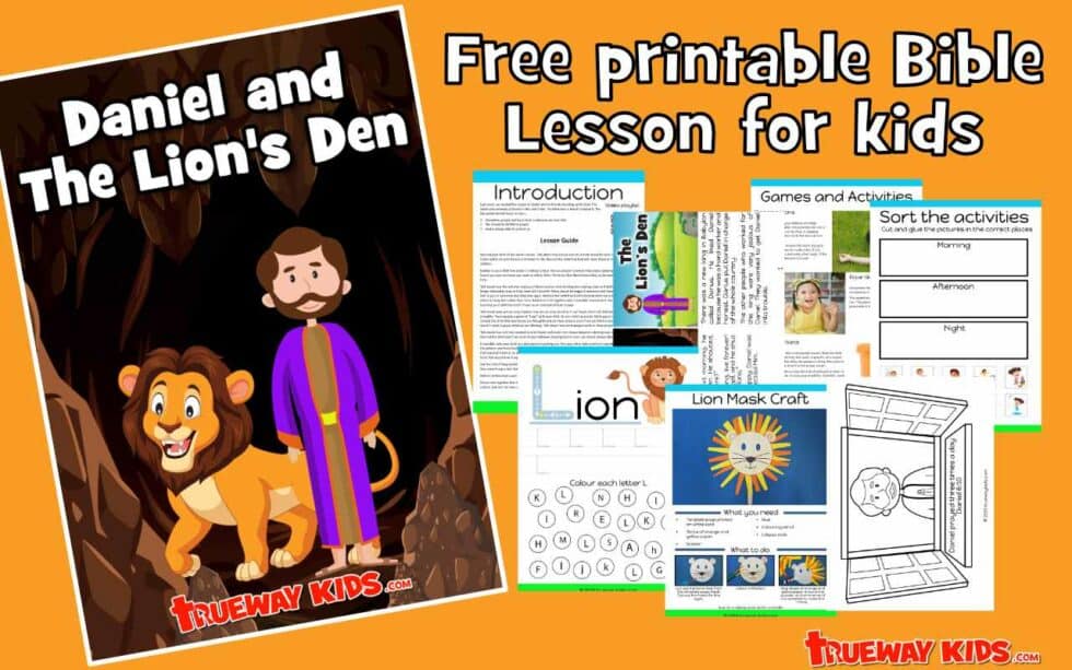 Daniel and the Lion’s Den - Bible lesson for kids - Trueway Kids