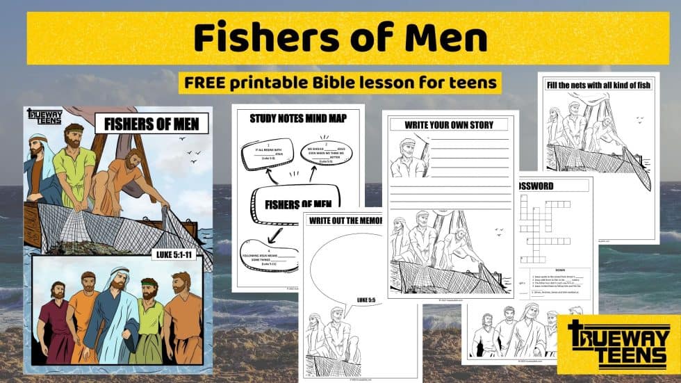 FISHERS OF MEN - Free printable Bible lessons for youth - Trueway Kids