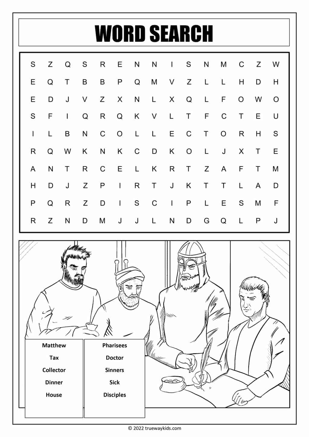 JESUS, FRIEND OF SINNERS (MATTHEW 9:9-17) Teen Bible lesson - Matthew ...