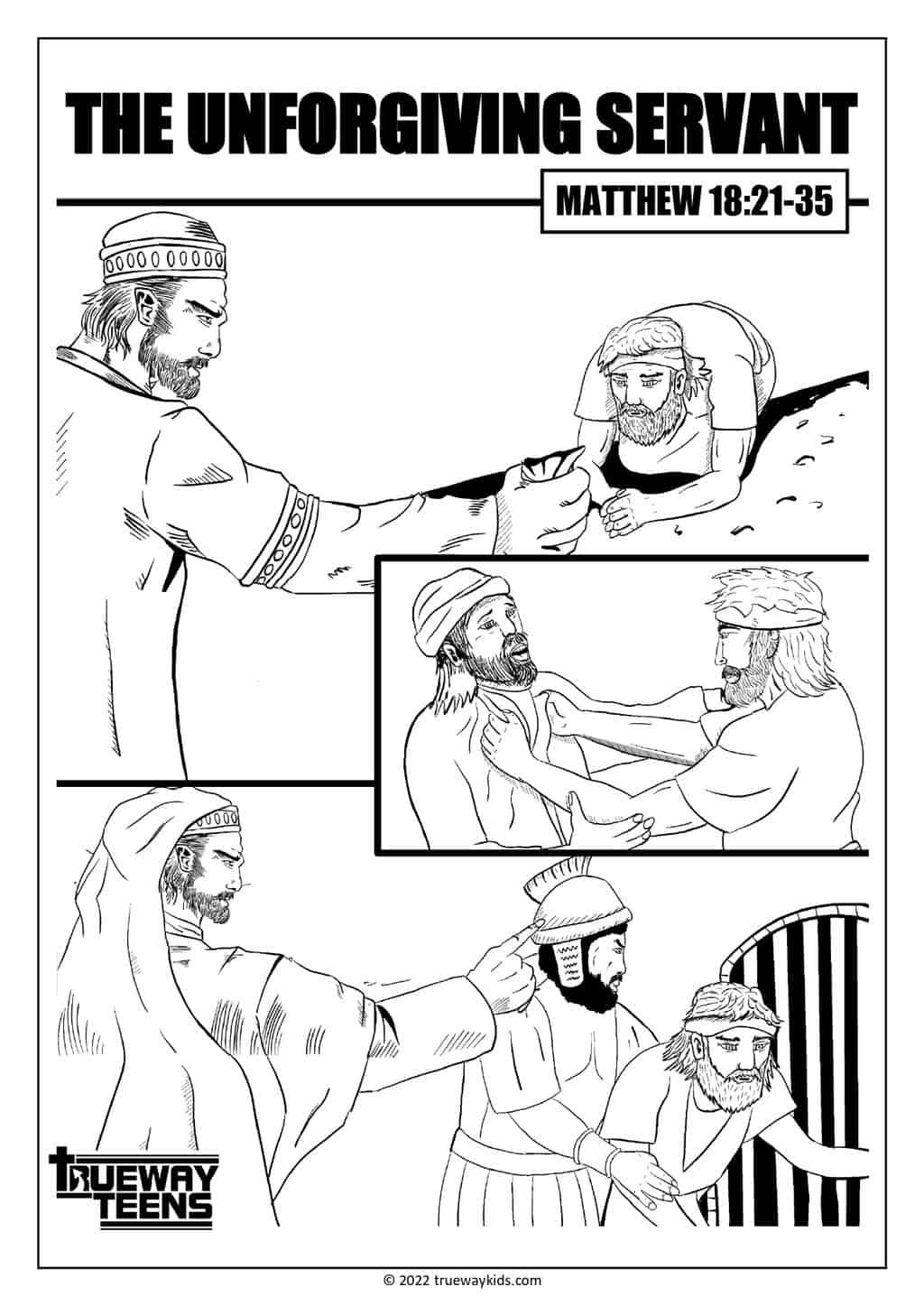 PARABLE OF THE UNFORGIVING SERVANT - Teen Bible Study - Trueway Kids