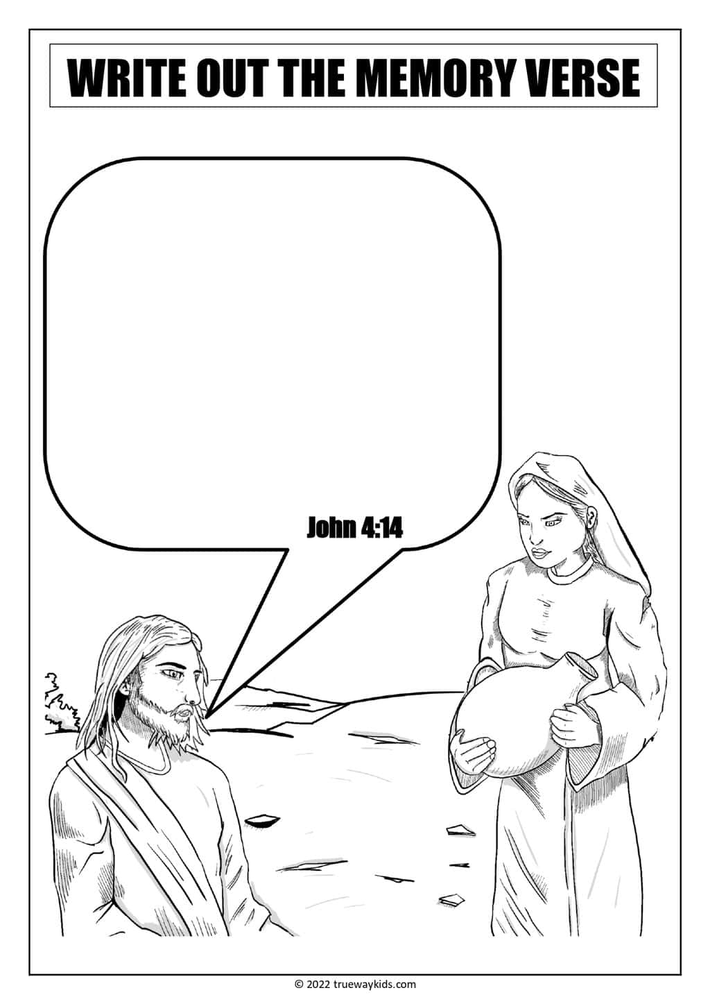 THE SAMARITAN WOMAN - John 4 - Teen Bible study - Trueway Kids