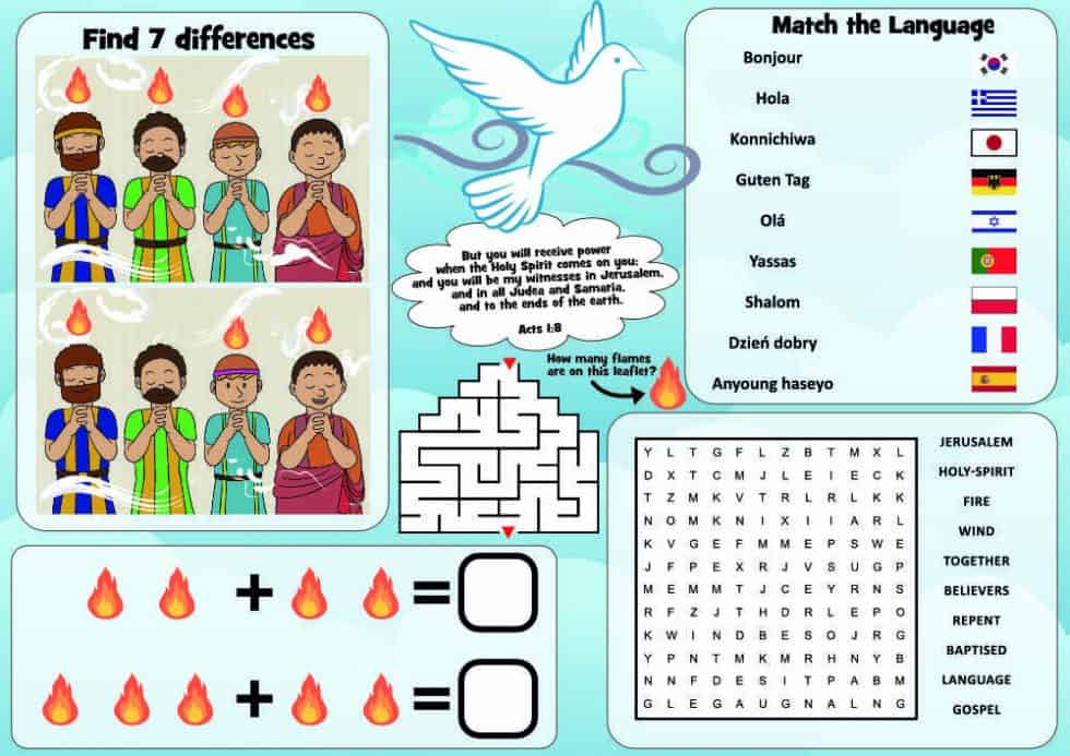 Pentecost Leaflet for kids - Trueway Kids