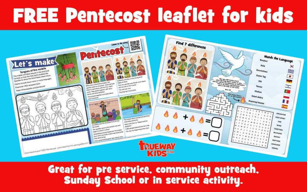 Pentecost Leaflet for kids - Trueway Kids