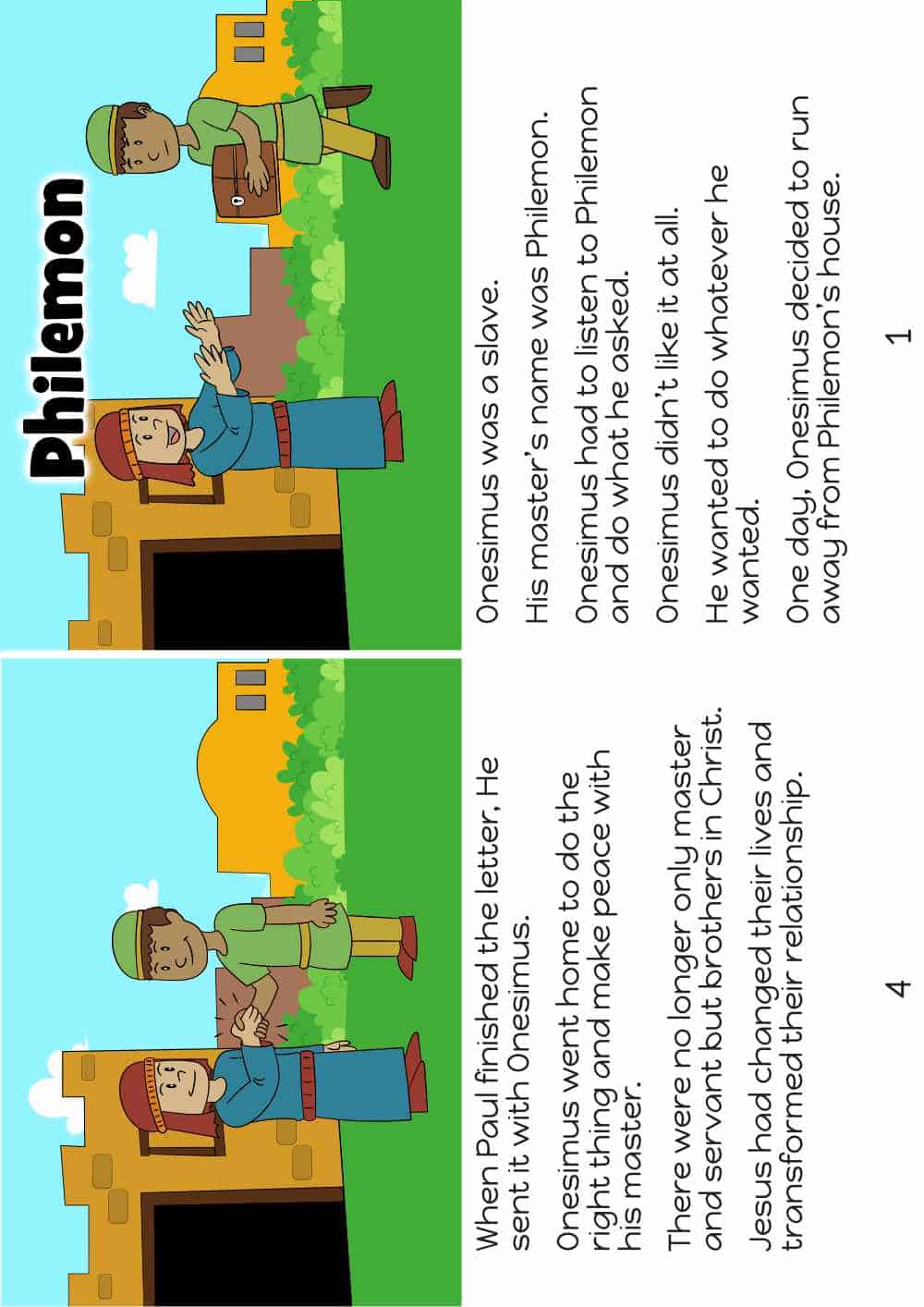 Philemon - Bible lesson for kids - Trueway Kids