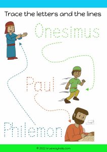 Philemon - Bible lesson for kids - Trueway Kids