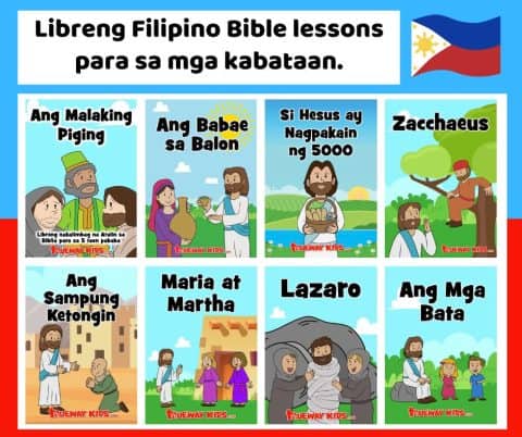 Libreng Filipino Bible lessons para sa mga kabataan. (Free Filipino ...