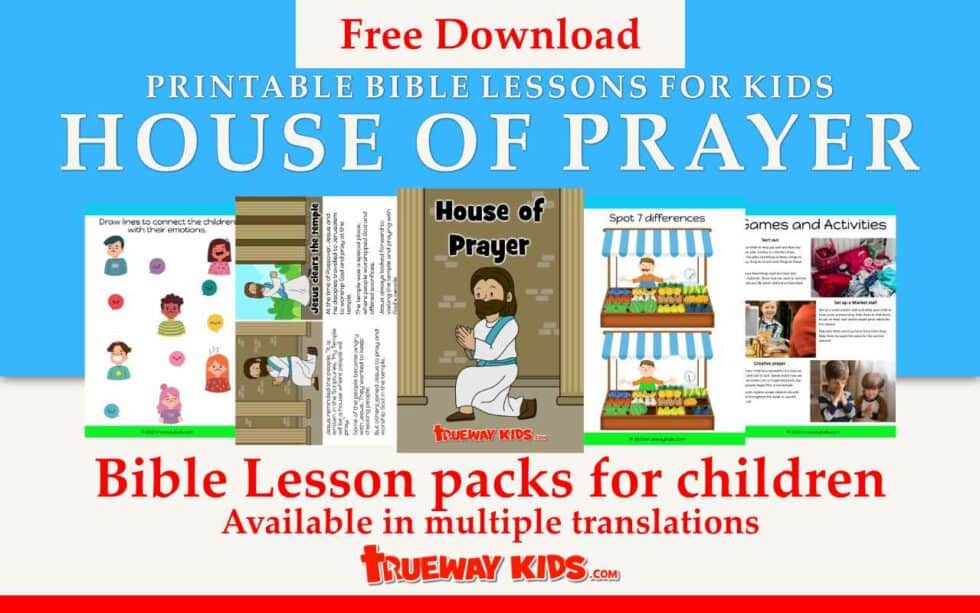House of Prayer (Jesus clear's the Temple) - Bible lesson for kids ...