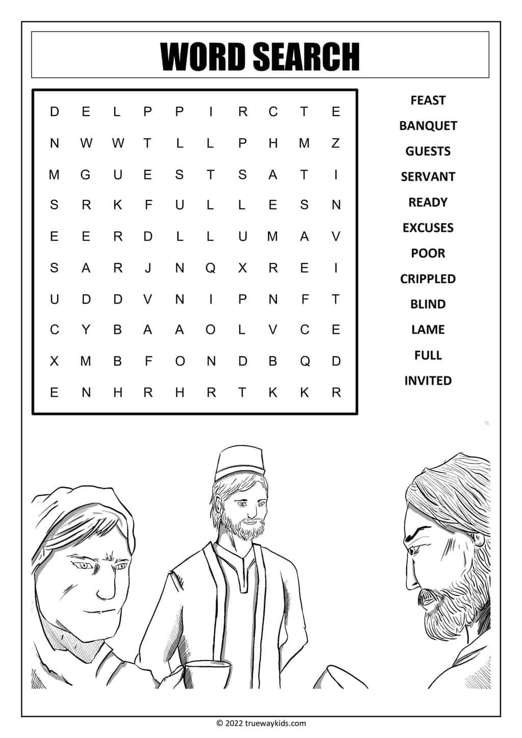 THE PARABLE OF THE GREAT FEAST - Luke 14:15-24 (Teen Bible lesson ...