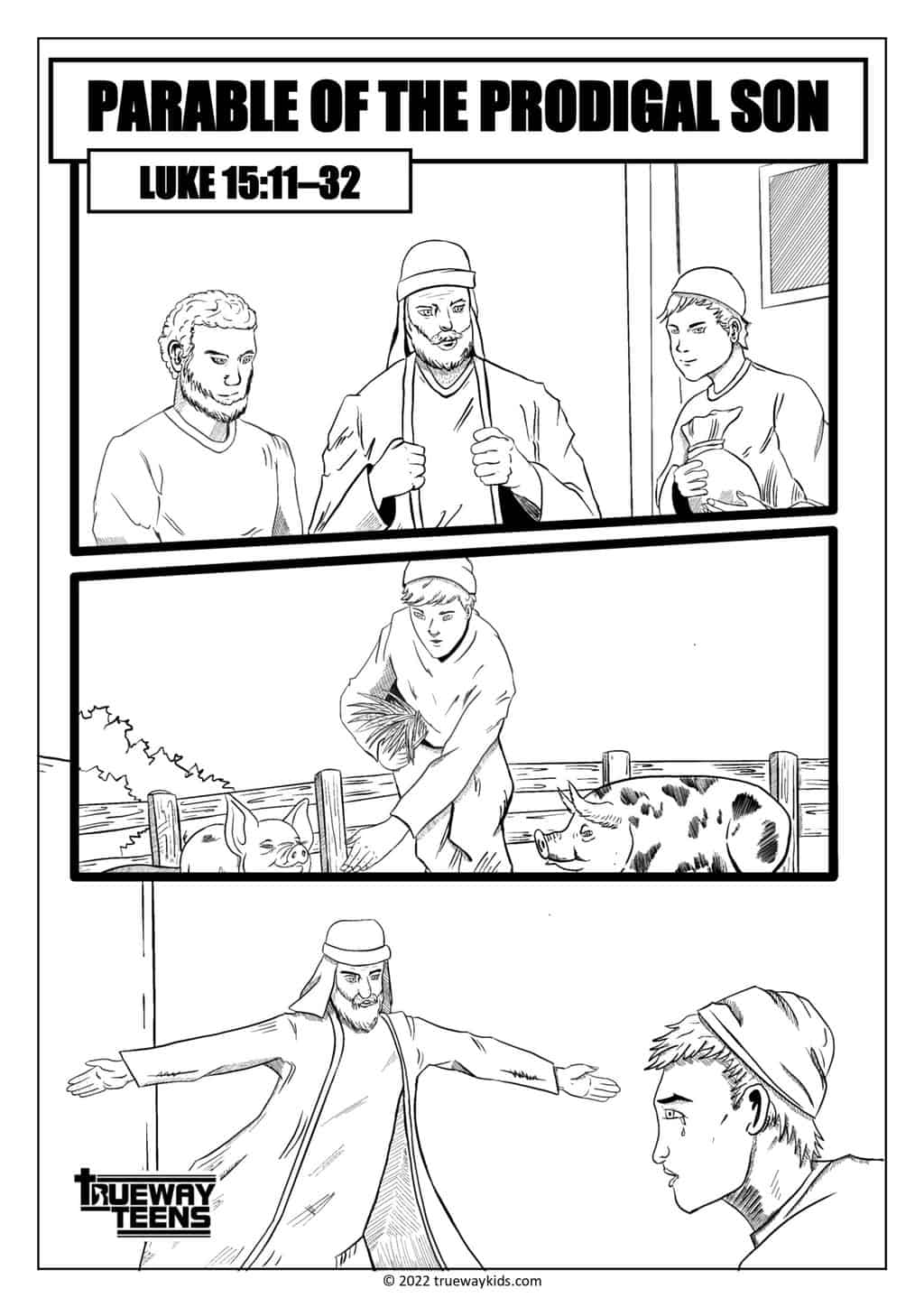 PARABLE OF THE PRODIGAL SON - LUKE 15:11–32 (Teen Bible lesson ...