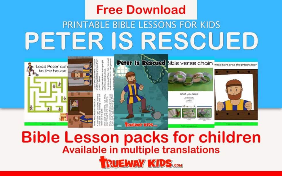 Peter is Rescued - Bible lesson for kids - Trueway Kids