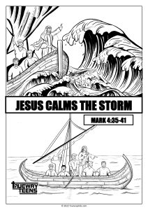 JESUS CALMS THE STORM - MARK 4:35-41 (Teen Bible lesson) - Trueway Kids