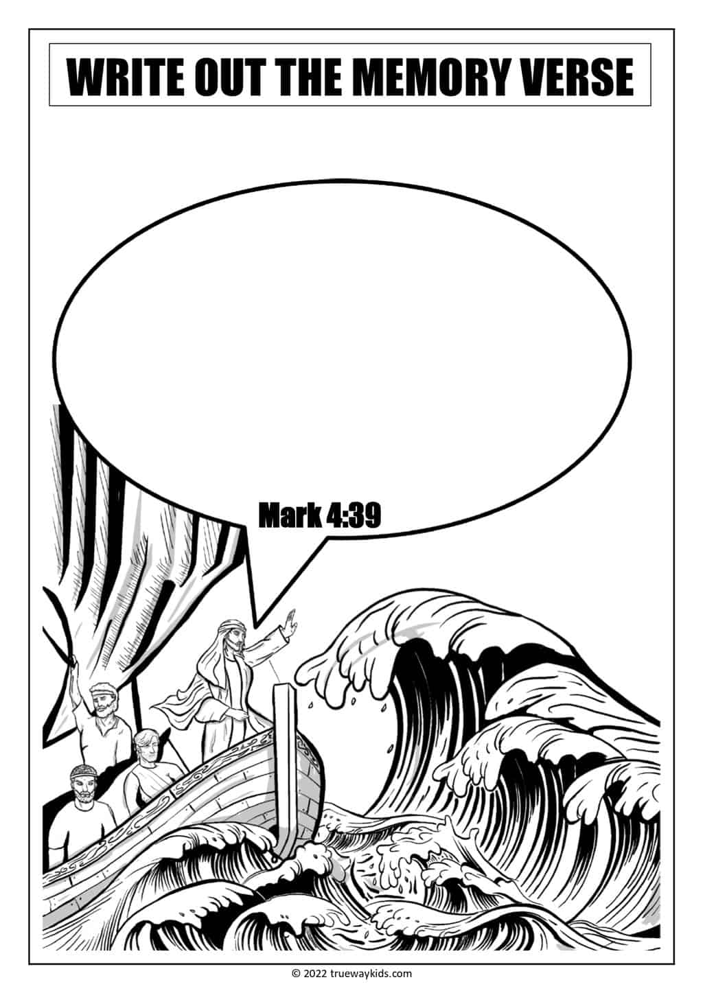 JESUS CALMS THE STORM - MARK 4:35-41 (Teen Bible lesson) - Trueway Kids