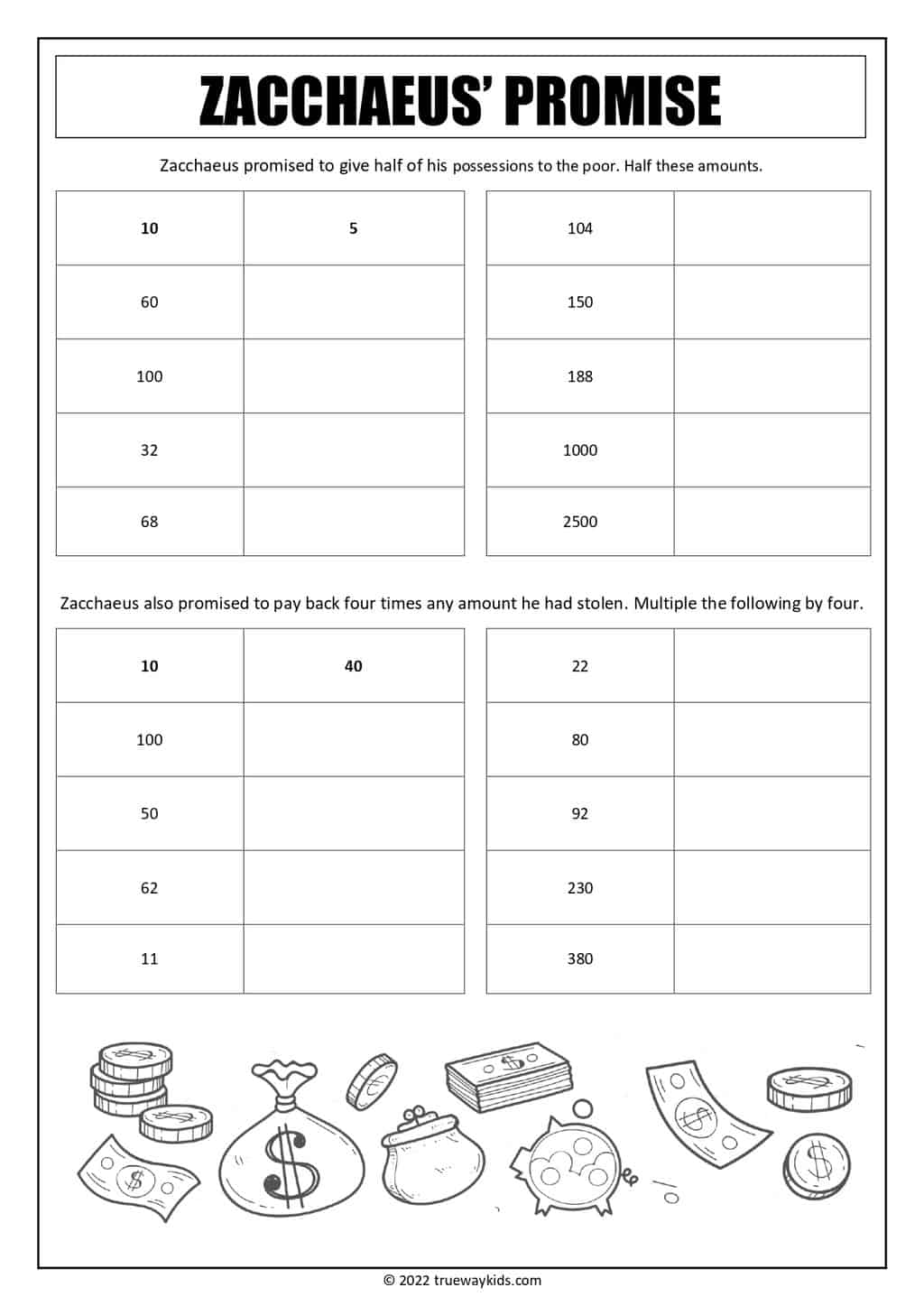 JESUS AND ZACCHAEUS - Luke 19:1-10 (Bible lesson for teens) - Trueway Kids