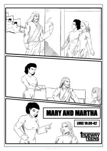 JESUS VISITS MARY AND MARTHA - LUKE 10:38-42 (Teen Bible lesson ...