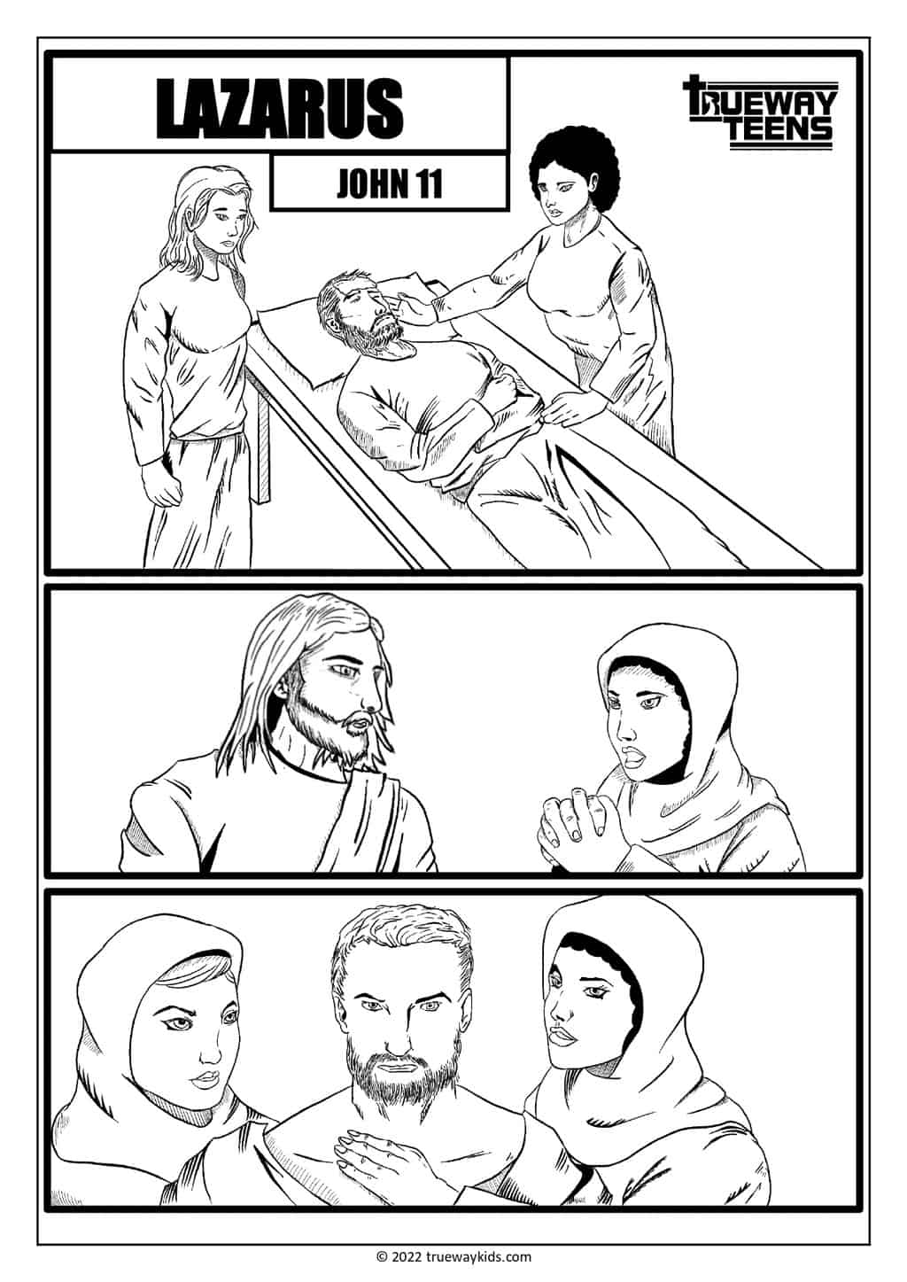 LAZARUS - JOHN 11 (Teen Bible lesson) - Trueway Kids