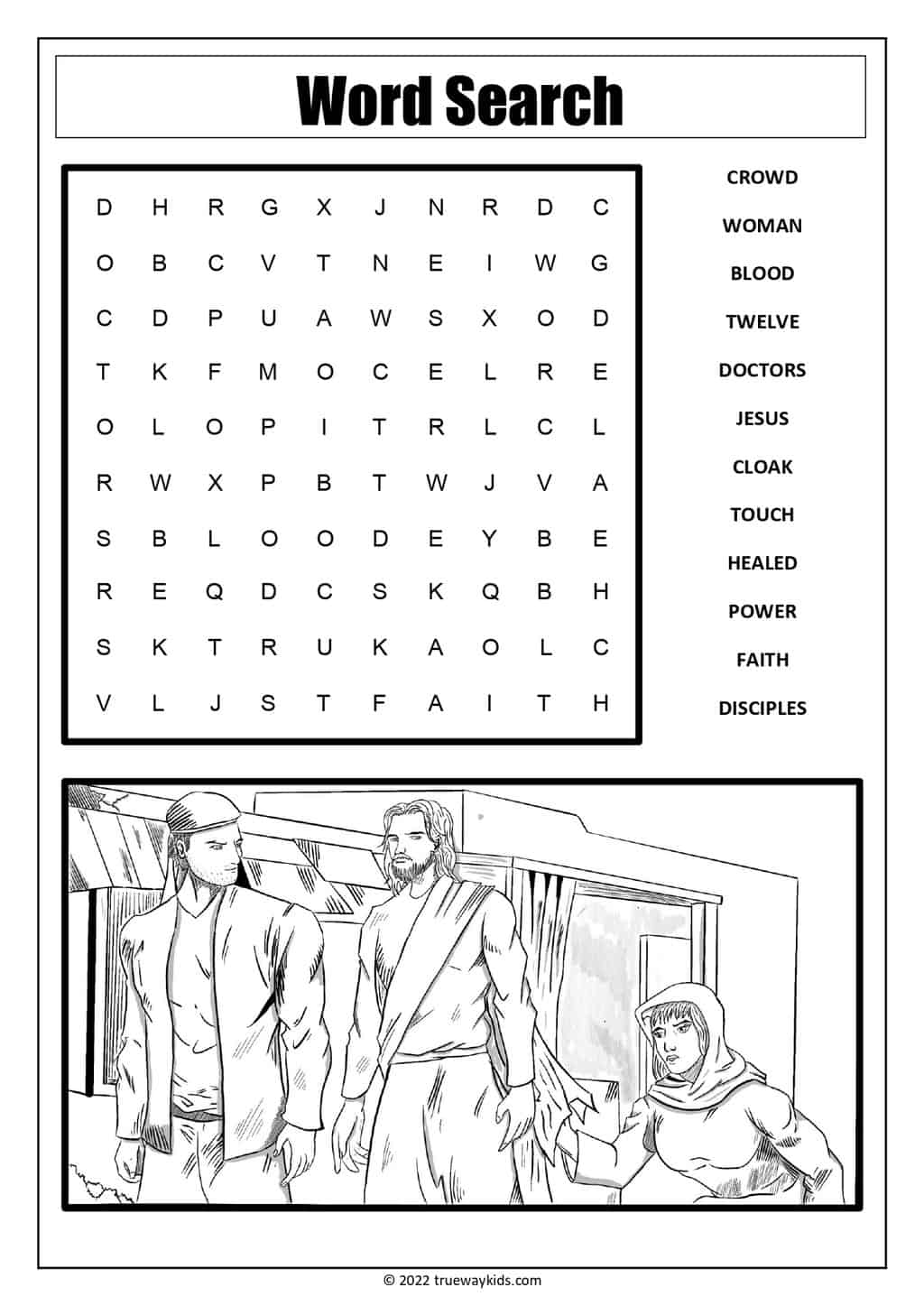 THE WOMAN WHO TOUCHED JESUS - MARK 5:21-34 (Bible study for teens ...