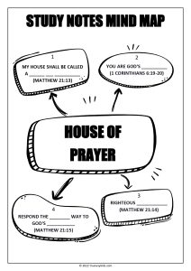 HOUSE OF PRAYER - Bible lesson for teens - Trueway Kids