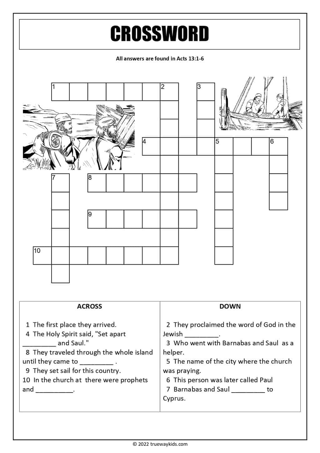 PAUL’S MISSIONARY JOURNEY - Acts 13-14 (Bible lesson for teens ...