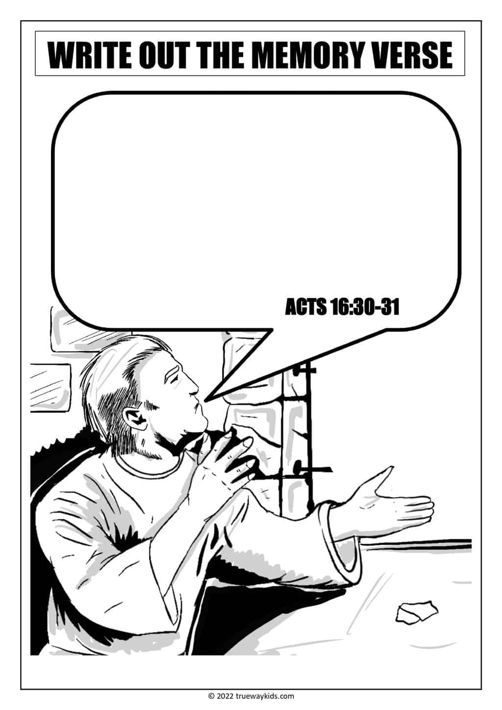 PAUL AND SILAS IN PRISON - ACTS 16 (Bible lesson for teens) - Trueway Kids