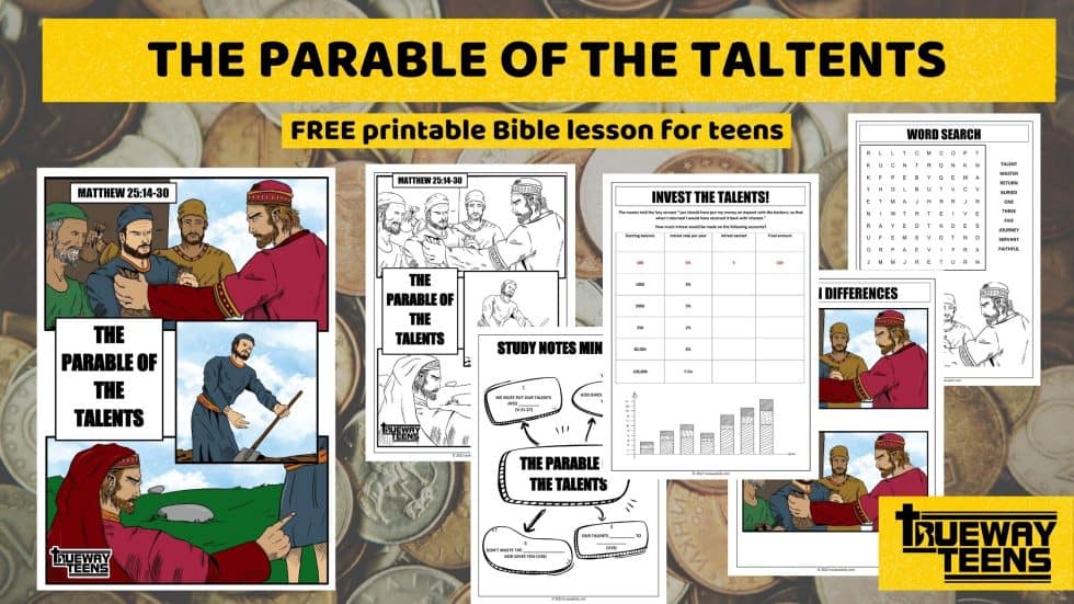 THE PARABLE OF THE TALENTS - MATTHEW 25:14-30 (Teen Bible lesson) - Trueway Kids