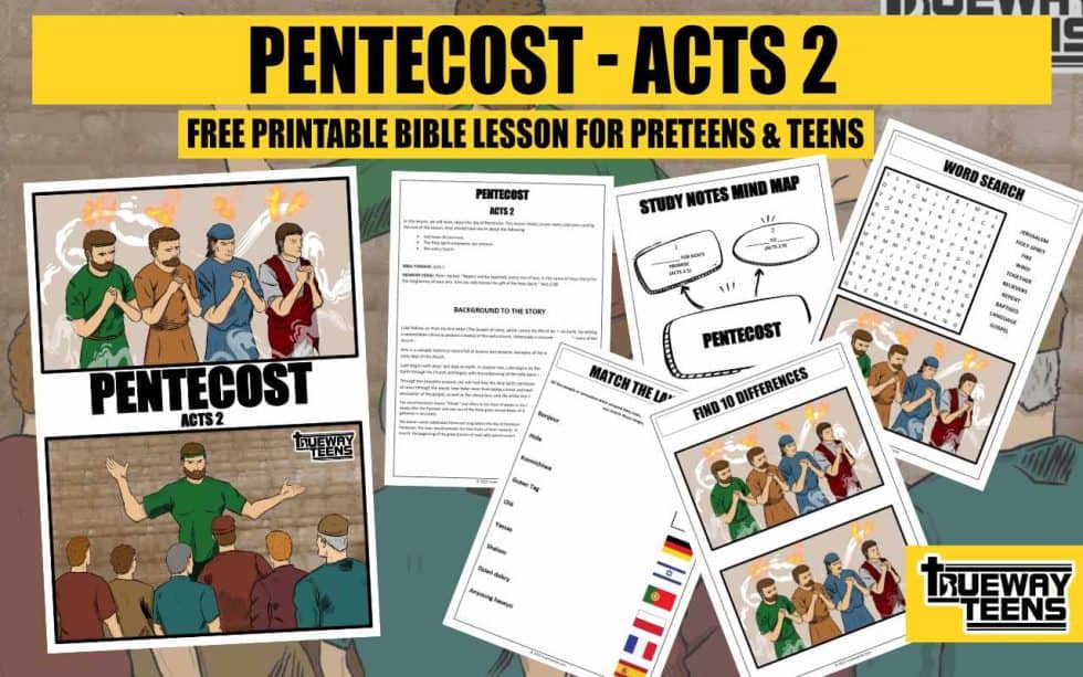 PENTECOST - ACTS 2 - Bible lesson for Teens - Trueway Kids
