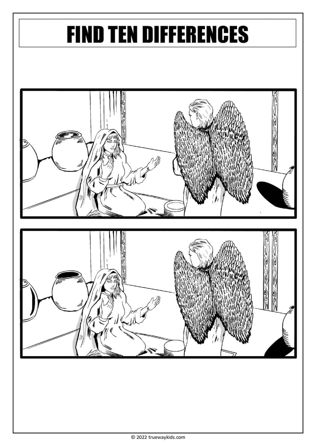 THE ANNUNCIATION - Luke 1:26-56 (Bible lesson for teens - Trueway Kids