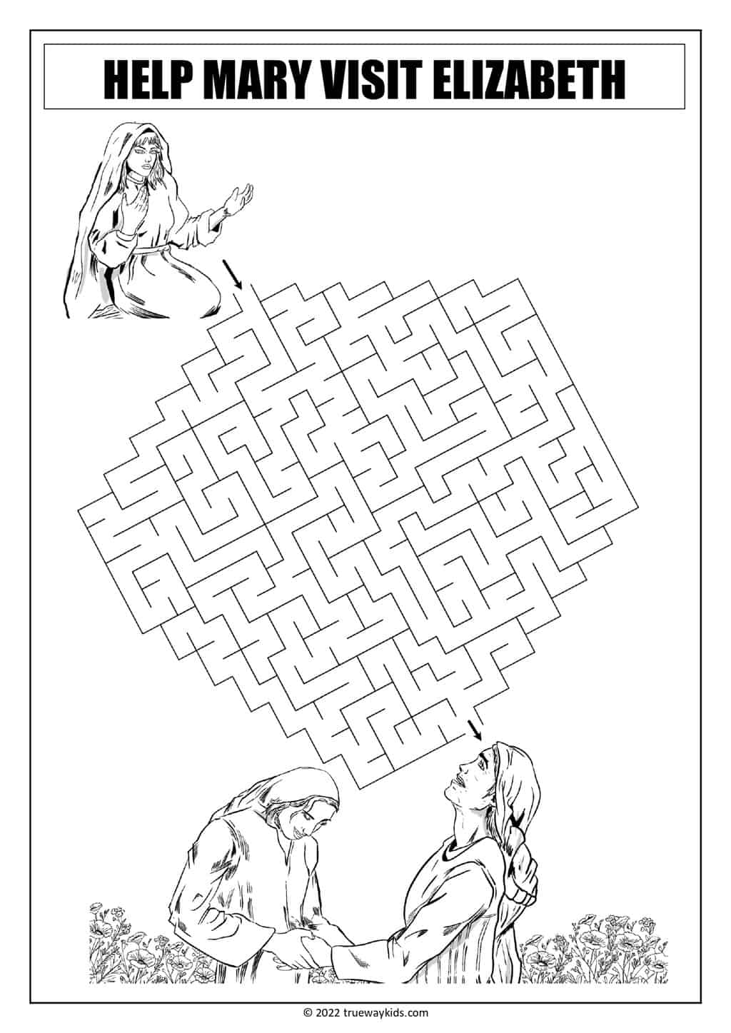 THE ANNUNCIATION - Luke 1:26-56 (Bible lesson for teens - Trueway Kids