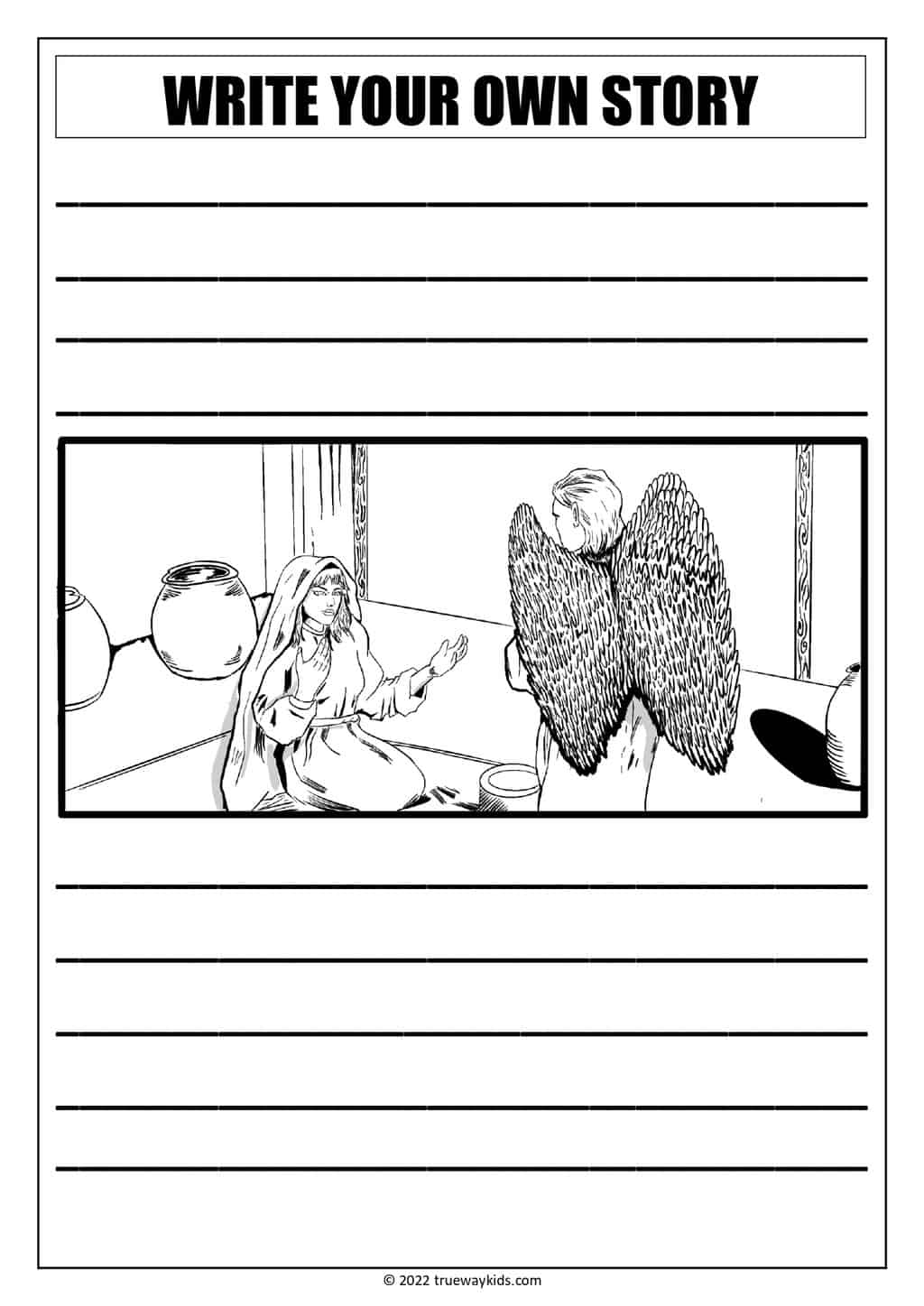 THE ANNUNCIATION - Luke 1:26-56 (Bible lesson for teens - Trueway Kids