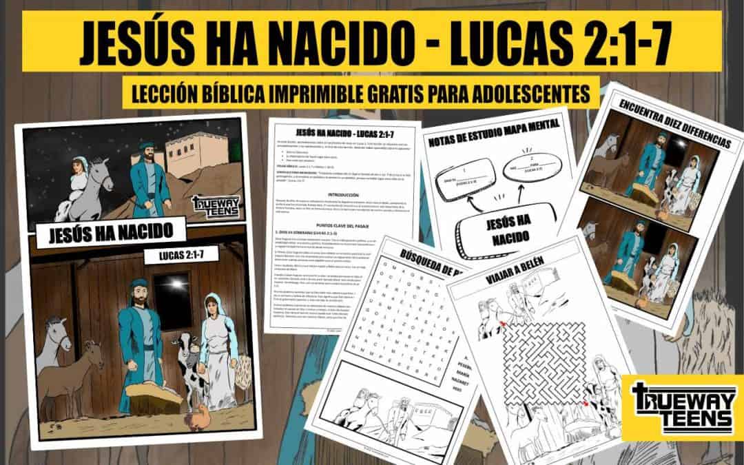 JESÚS HA NACIDO - LUCAS 2:1-7 (Lección bíblica para jóvenes) - Trueway Kids